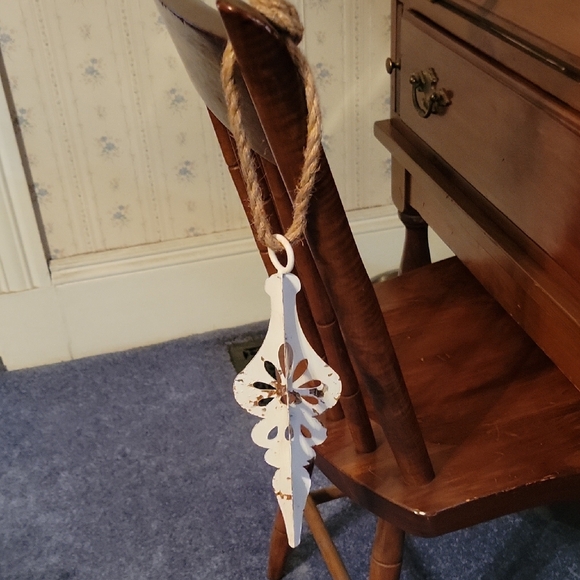 Handmade | Accents | Vintage Metal Spindle With Rope Hanging | Poshmark